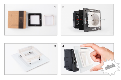 Capac de protectie impotriva apei pentru prize, modular 3M